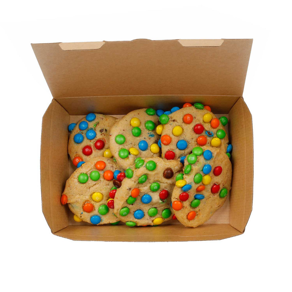 Rainbow with M&Ms Cookie Box – Mrs. Fields