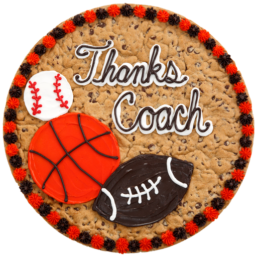 Thanks Coach Cookie Cake – Mrs. Fields Cookies