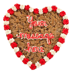 Custom Message Cookie Cake – Mrs. Fields